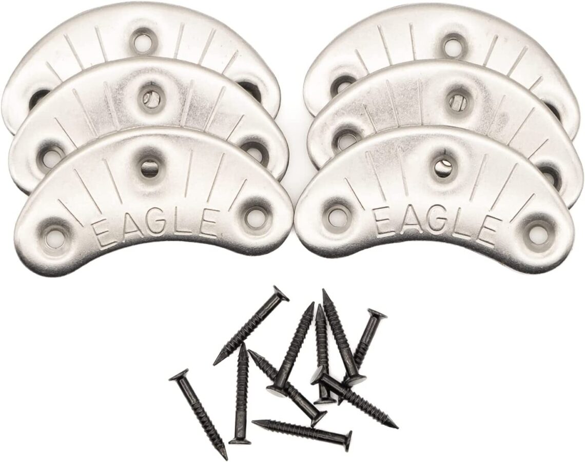 Leather Hero Eagle Shoe and Boot Metal Heel Plates- Prevents Wear from ...