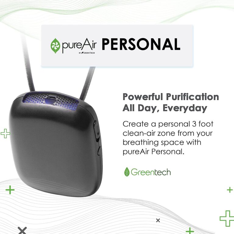 Greentech Environmental pureAir Personal – Wearable Air Filter and Air ...